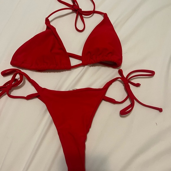 Swim | Red Cheekybikini Set | Poshmark